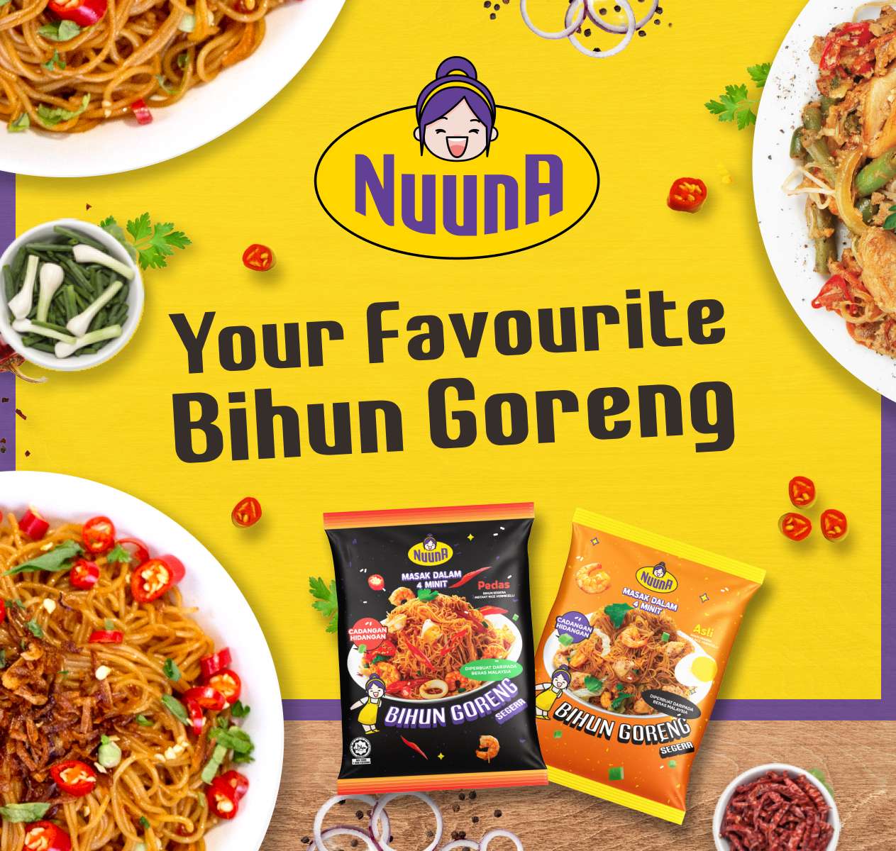 Nuuna - Nuuna - Instant Bihun Goreng Malaysia